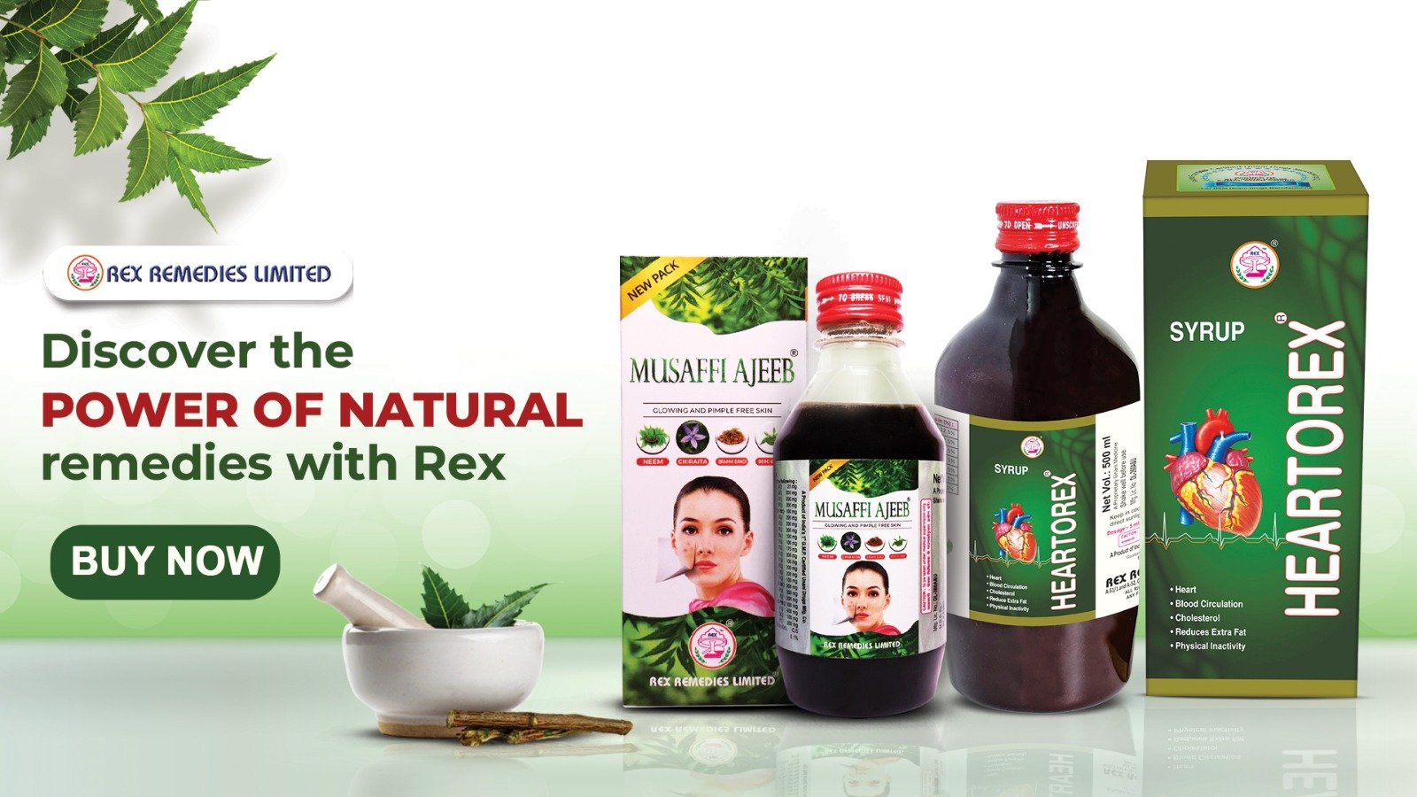 Rex Remedies No. 1 Online Store for Ayurvedic Products in India